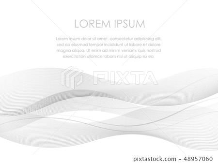 Wave pattern background with text space - Stock Illustration [48957060 ...