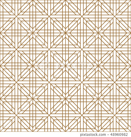 Seamless traditional Japanese geometric ornament - Stock Illustration ...