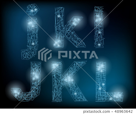 Neuron Letters and Numbers - Stock Illustration [48963642] - PIXTA