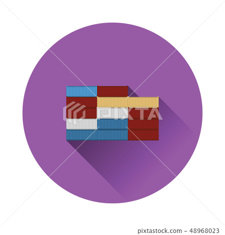 Container stack icon - Stock Illustration [48968023] - PIXTA