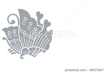 Warlords family crest Gin Ikeda - Stock Illustration [48975807] - PIXTA