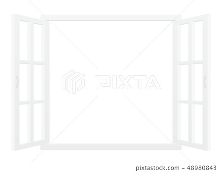 White window - Stock Illustration [48980843] - PIXTA