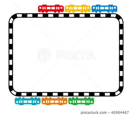 Track train frame - Stock Illustration [48984467] - PIXTA