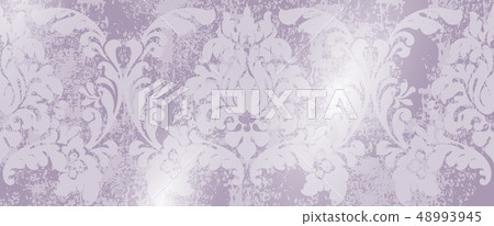 Baroque texture pattern Vector. Floral ornament - Stock Illustration ...