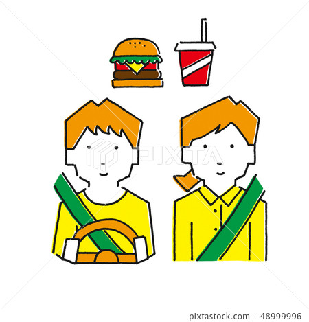 Drive-Through, Drive, Date (Touch A) - Stock Illustration [48999996 ...