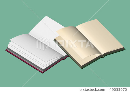 Books without letters - Stock Illustration [49033970] - PIXTA