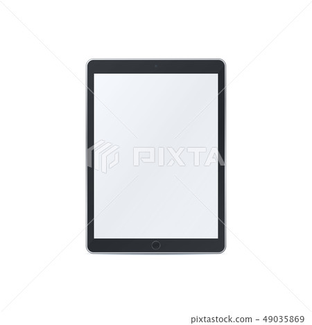 Realistic tablet pc template - Stock Illustration [49035869] - PIXTA