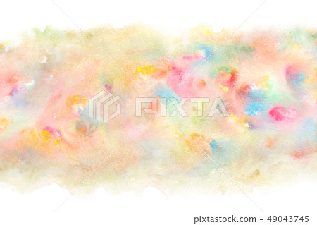 Watercolor colorful spring abstract background - Stock Illustration ...