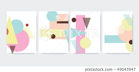 Retro design templates for a4 covers, banners, - Stock Illustration ...