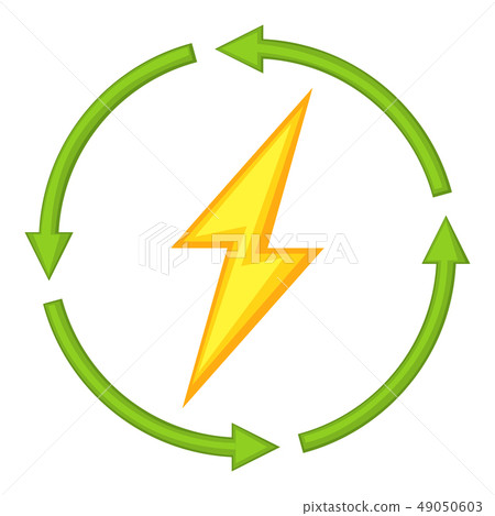 Colorful cartoon renewable energy - Stock Illustration [49050603] - PIXTA