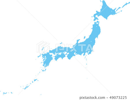 Japan map dot a - Stock Illustration [49073225] - PIXTA