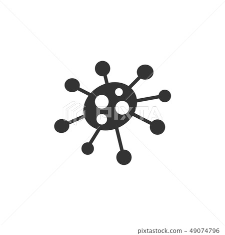 Bactery icon on a white background - Stock Illustration [49074796] - PIXTA