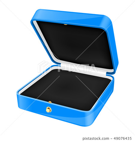 Blue jewelry box - Stock Illustration [49076435] - PIXTA