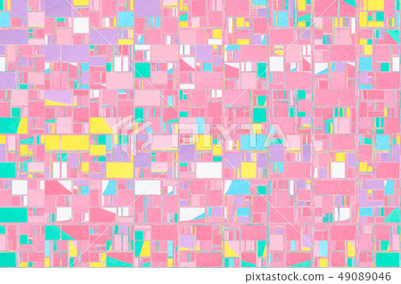 Abstract background illustration with repeated...-插圖素材 [49089046] - PIXTA圖庫
