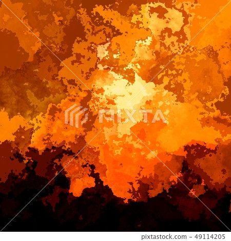 abstract stained fiery orange square background - Stock Illustration ...