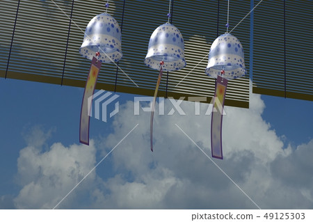 Wind bell (computer graphic) - Stock Illustration [49125303] - PIXTA