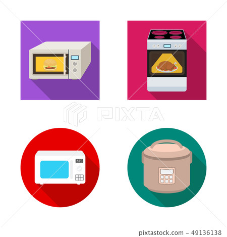 Vector illustration of food and inside logo.... - Stock Illustration ...