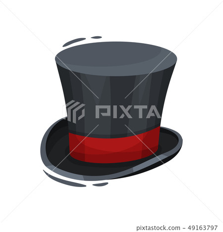 Magic wizard top hat on white background. - Stock Illustration ...