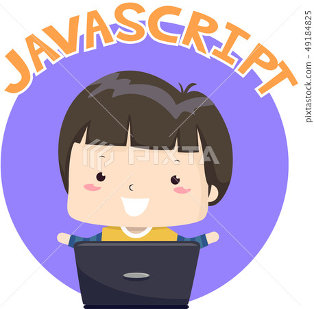 Kid Boy Javascript Illustration - Stock Illustration [49184825] - PIXTA