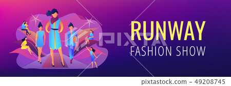 Fashion week concept banner header. - Stock Illustration [49208745] - PIXTA