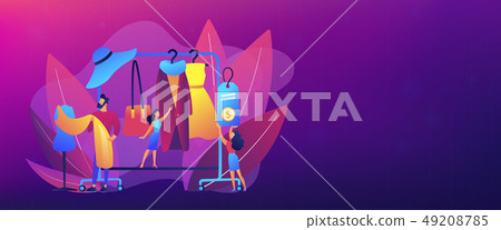 Fashion house concept banner header. - Stock Illustration [49208785 ...