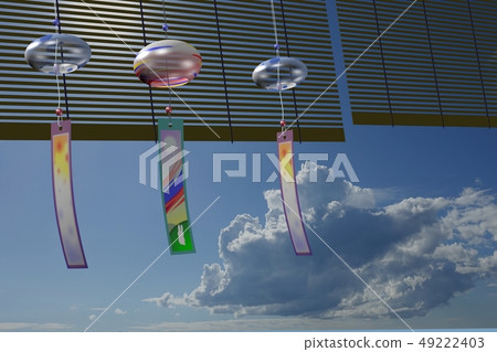 Wind bell (computer graphic) - Stock Illustration [49222403] - PIXTA