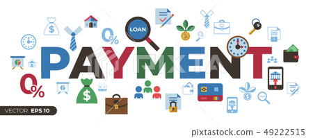 Social credit and banking payment icons - Stock Illustration [49222515 ...