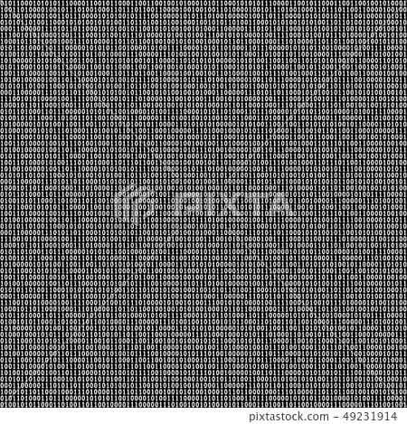 Binary code seamless pattern - Stock Illustration [49231914] - PIXTA