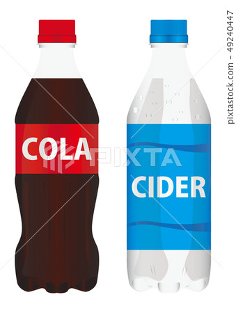 Cola and cider - Stock Illustration [49240447] - PIXTA