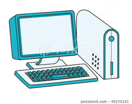 Computer - Stock Illustration [49250281] - PIXTA