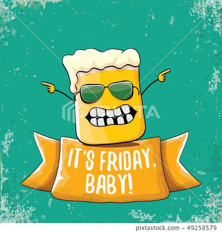 Its friday baby vector concept illustration... - Stock Illustration ...