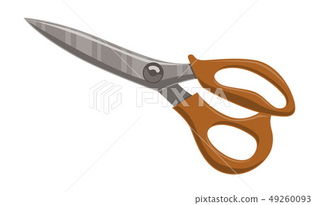 Scissor Template Vector Isolated Color - Stock Illustration [49260093 ...