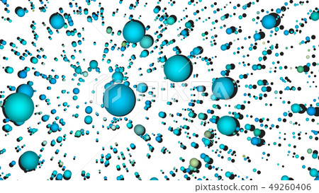 CG particle Ball with shadow - Stock Illustration [49260406] - PIXTA