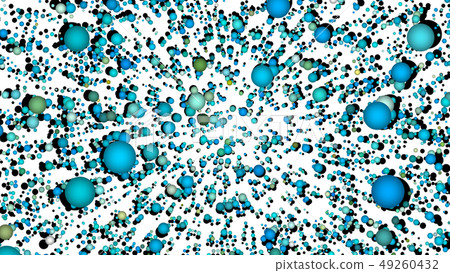 CG particle Ball with shadow - Stock Illustration [49260432] - PIXTA