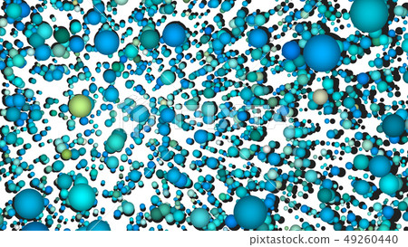 CG particle Ball with shadow - Stock Illustration [49260440] - PIXTA