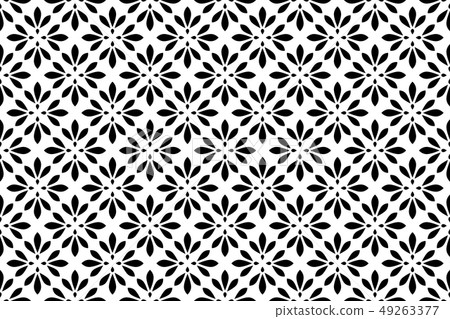 Flower geometric pattern. Seamless vector - Stock Illustration ...
