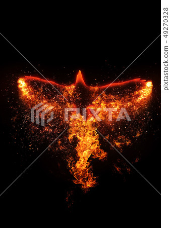 Fire bird - Stock Illustration [49270328] - PIXTA