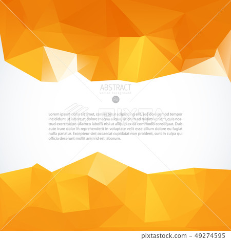 Red triangle background banner brochure template - Stock Illustration ...