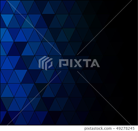 Blue Grid Mosaic Background - Stock Illustration [49278245] - PIXTA