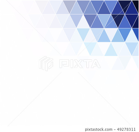 Blue Grid Mosaic Background - Stock Illustration [49278311] - PIXTA