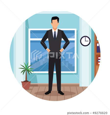 executive man cartoon-插圖素材 [49278820] - PIXTA圖庫