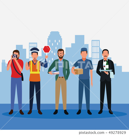 Set of jobs and occupation - Stock Illustration [49278929] - PIXTA