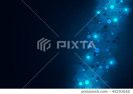 Abstract technology and innovation background... - Stock Illustration ...