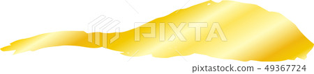 Gold line Curved Curved Material Underlined Gold - Stock Illustration ...