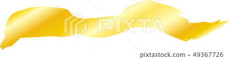 Gold line Curved Curved Material Underlined Gold - Stock Illustration ...