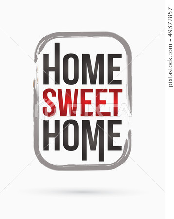 Home text design graphic vector - Stock Illustration [49372857] - PIXTA