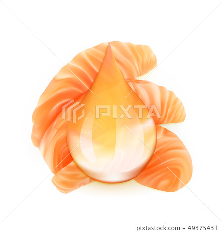 Fish Oil Drops with Omega 3 Supplement 3d Vector - Stock Illustration ...