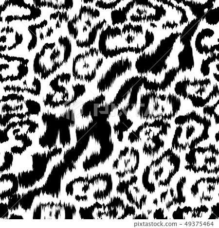 Jaguar Seamless Pattern or Leopard Fur Texture - Stock Illustration ...