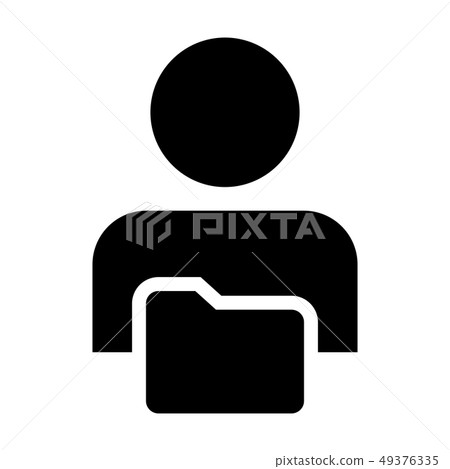 Save icon vector with male person profile avatar - Stock Illustration ...