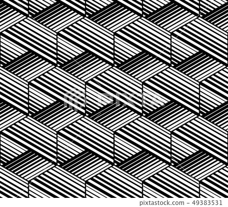 Abstract geometric pattern with stripes, lines. - Stock Illustration ...
